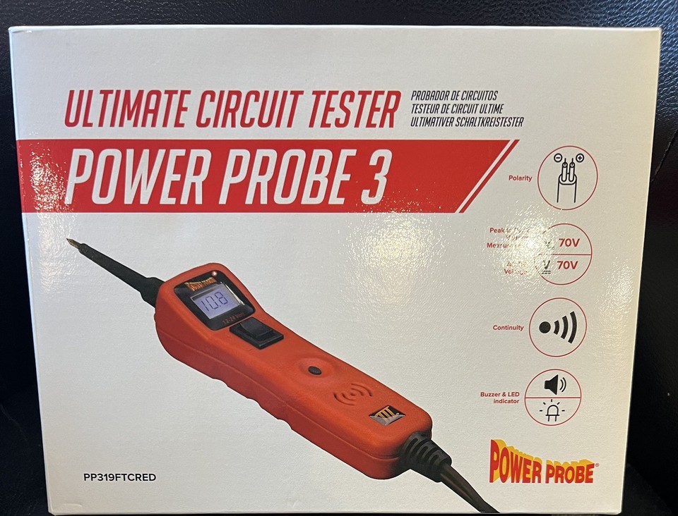 POWER PROBE III 3 (PP319FTCRED) Test Light and Voltmeter Brand New In ...