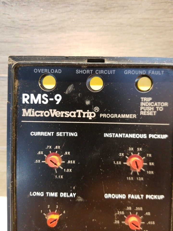 GE RMS-9 Micro Versa Trip Programmer Trip Unit Used | eBay