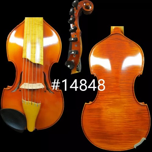 Hand Made Viola d'amore 7+7 strings,14 inch Body, 4/4 Hardanger Violin ...