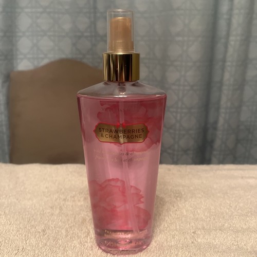 Victoria's Secret STRAWBERRIES & CHAMPAGNE Fragrance Mist Spray RARE 8 ...