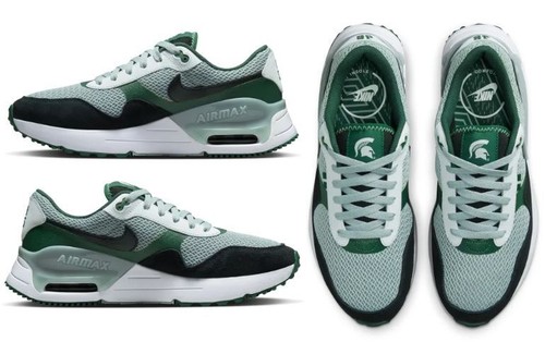 Nike College Air Max SYSTM x Michigan State MSU Shoes DZ7747-001 System ...