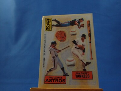 Carter, Garner, Guidry Topps Rub Downs 1985 | eBay