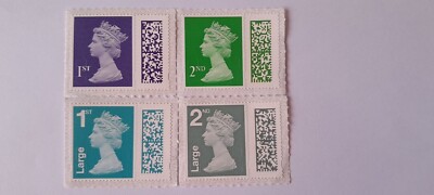 Genuine 1st & 2nd Class Royal Mail Stamps UK Letter /Large Letter- FREE ...