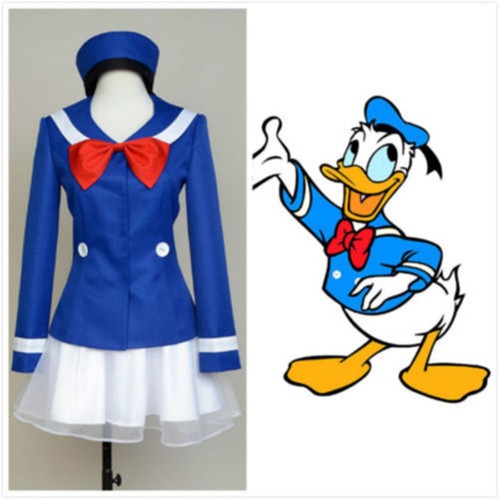Donald Duck Female Male Outfit Suit Cosplay Costume Custom Made | eBay