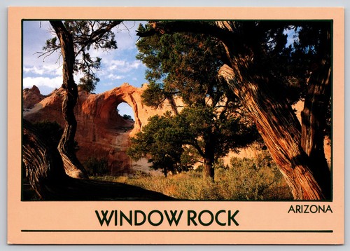 Postcard Window Rock Arizona Sandstone Formation Geology | eBay