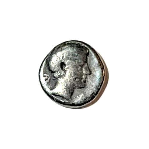 Ancient Greek Silver Coin Troas Cebran AR Obol 400 BC. Apollo and Ram ...