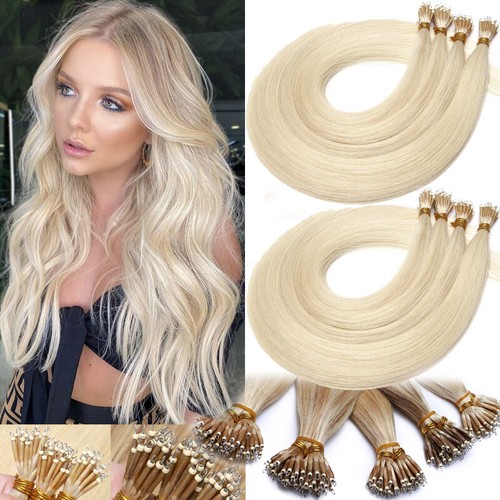 CLEARANCE Nano Ring Beads Micro Loop 100% Human Hair Extensions Nano ...