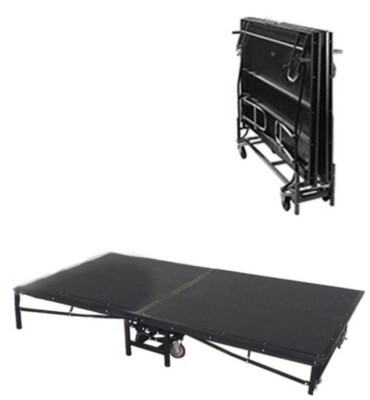 1.2M x 2.4M Portable Stage System with adjustable legs. Events. Party ...