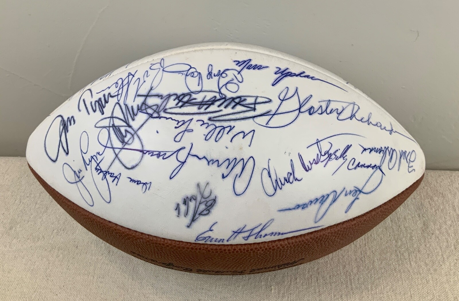 1969-70 Kansas City Chiefs Team Signed Football Super Bowl IV Champions ...