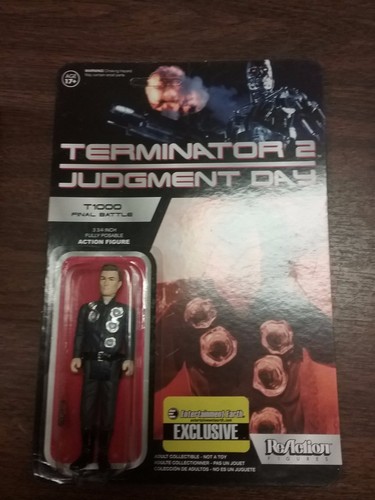 Terminator 2 T-1000 Metallic ReAction 3 3/4-Inch Retro Action SET OF 2 ...