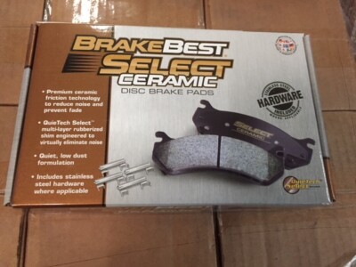 BrakeBest Select Ceramic Rear Brake Pads C1754 MSRP $52.99 (NEW) | eBay