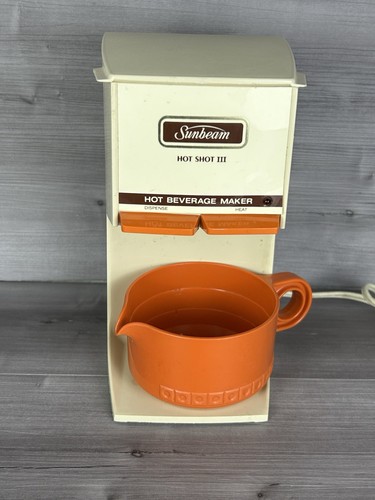 Sunbeam Hot Shot III Hot Beverage Maker Cup Bowl Coffee Soup Cocoa ...
