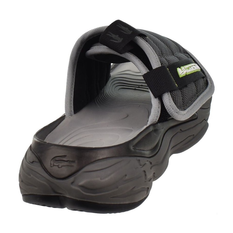 Lacoste Ace Slide 224 1 CMA Men's Slides Dark Grey/Black 748CMA0006-2B6 ...