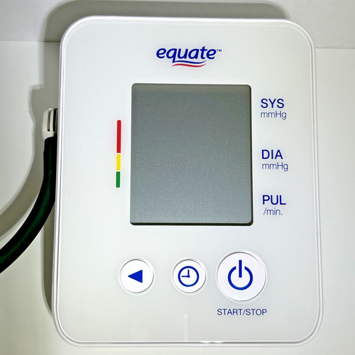 Equate 4000 Series Upper Arm Blood Pressure Monitor and Wide Range Arm ...