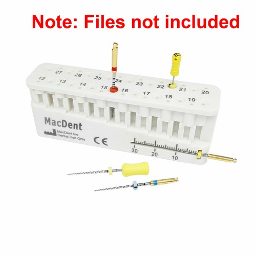 MacDent Dental Endo Mini Block Files Measuring Tools Endodontic Ruler ...