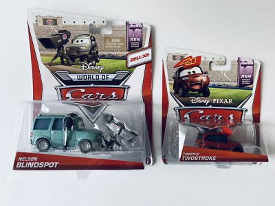 DISNEY Pixar CARS - RSN (LOT OF 2) Nelson Blindspot & Timothy Twostroke ...