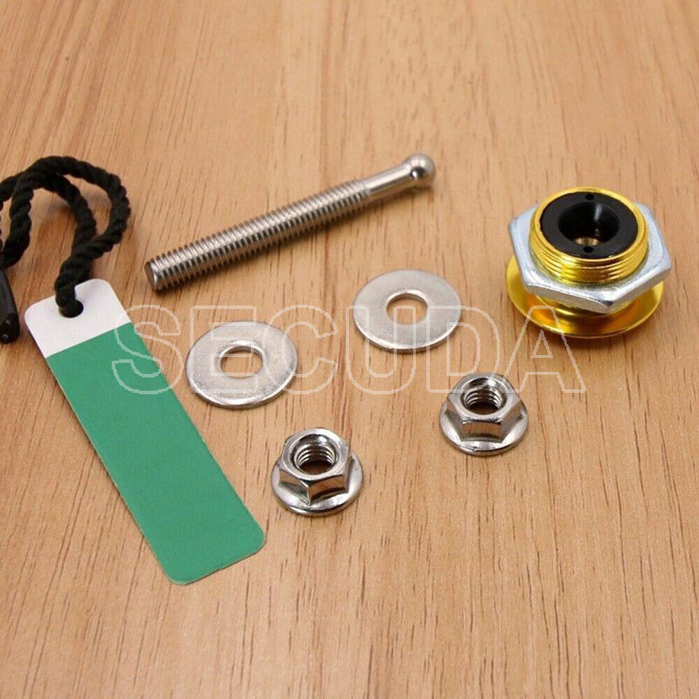 25mm x 55mm Gold Anodised Rapid Quick Release Push Clip Bonnet/Panel ...