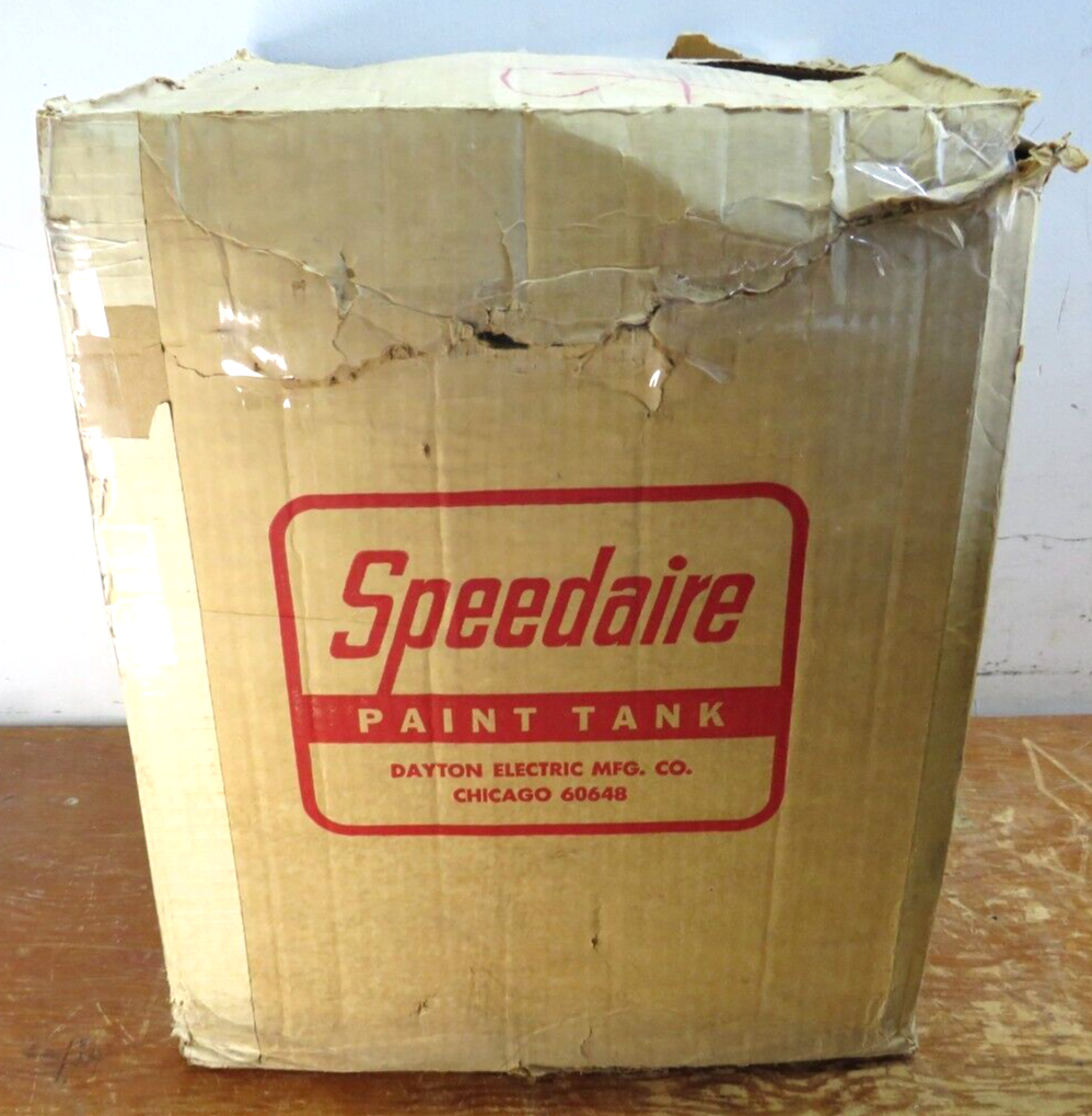 SPEEDAIRE Model 2Z367 Paint Tank 3 Gallon Dayton Electric Mfg. Company ...