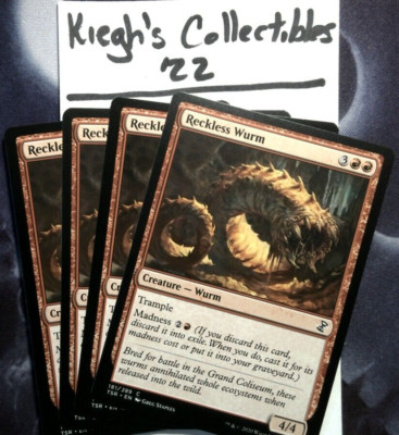 Mtg Reckless Wurm x4 | eBay