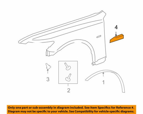 75602-50050-C0 Toyota Moulding sub-assy, front fender, lh 7560250050C0 ...