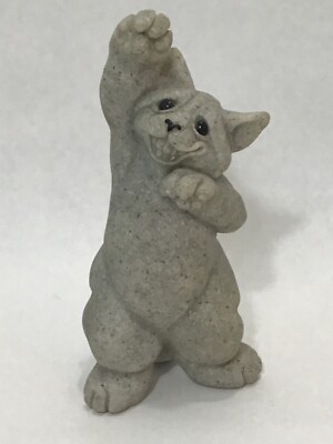 Quarry Critters Cats Second Nature Design 2001 ‘Caz’ Polished Faux ...