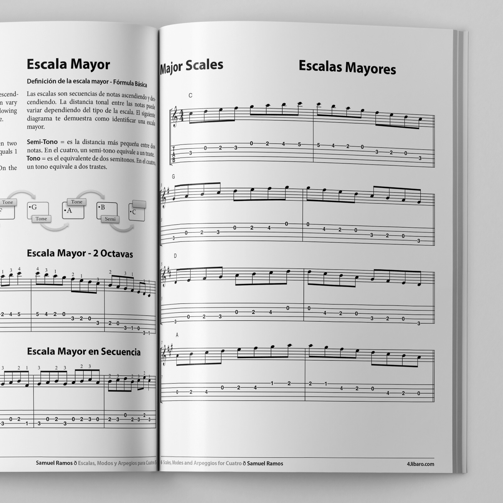 Scales, Chords & Arpeggios for the Puerto Rican Cuatro (Cuatro ...