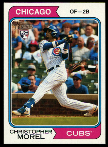 2023 Topps Heritage #110 Christopher Morel Mini Rookie SSP 57/100 ...