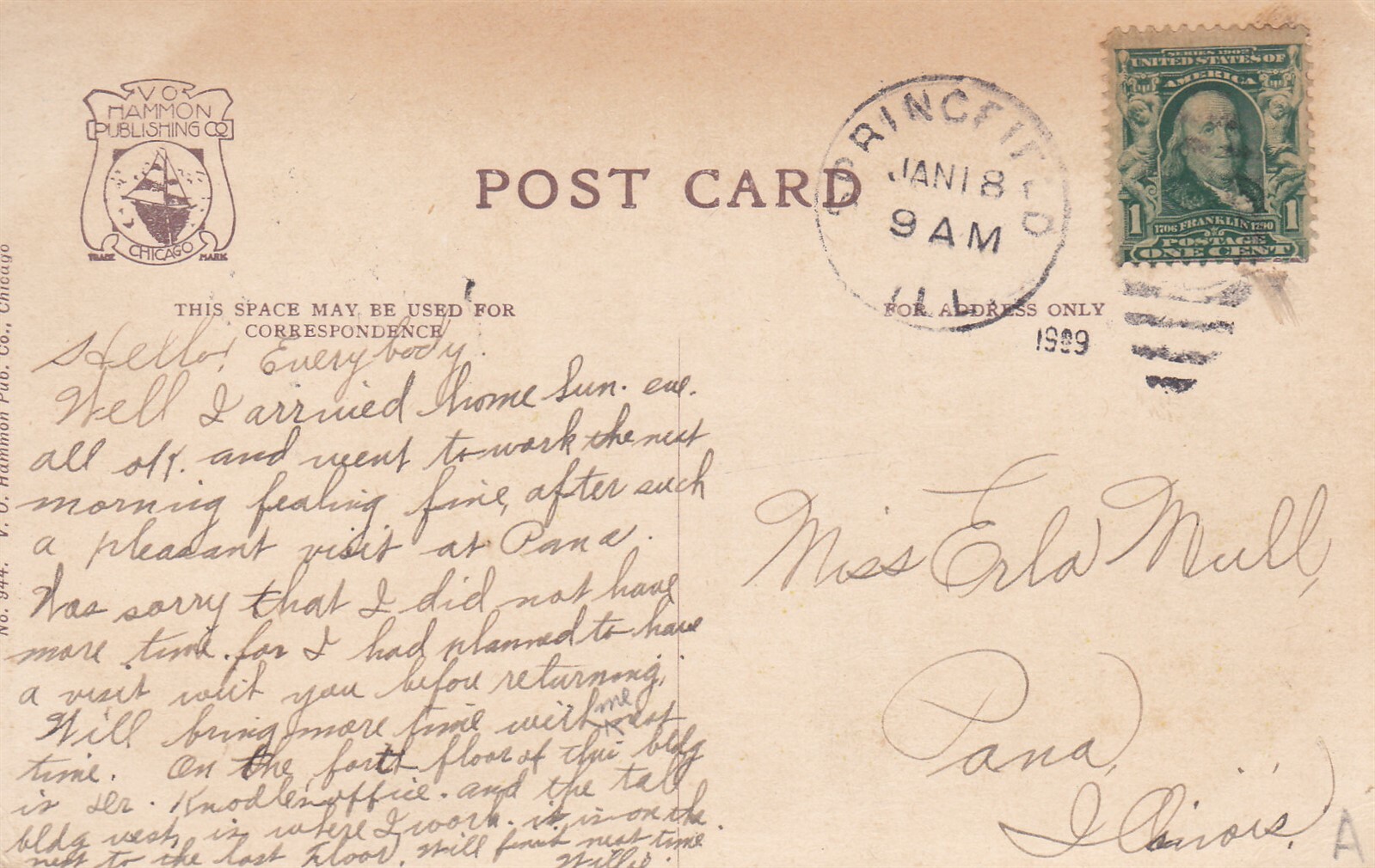 Springfield, IL - Ferguson Building, Sixth and Monroe Streets | eBay