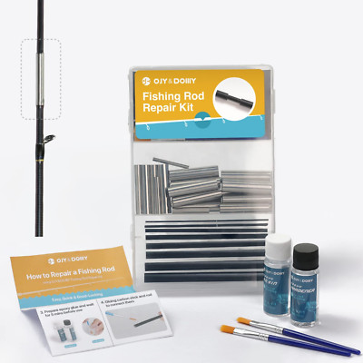 Fishing Rod Repair Kit Complete, Easy&Quick Approach to Repair Broken ...