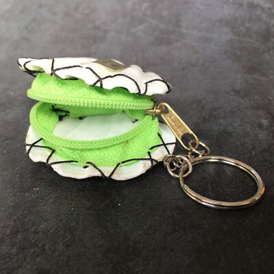 Sea Shell Key Chain Coin Purse (Blue Green Red Yellow Purple) You ...