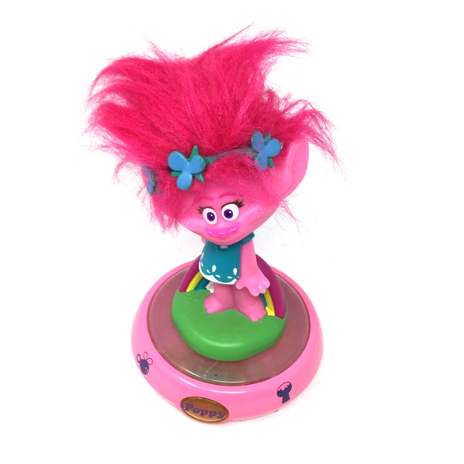 Dreamworks TROLL Poppy Glowing Night Light Lamp Figure Tested Working ...