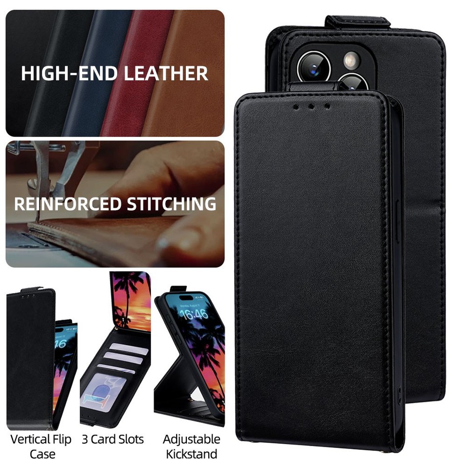 Case For OPPO A57 A58 A60 A40 A73 A74 A95 Leather Flip Card Wallet ...