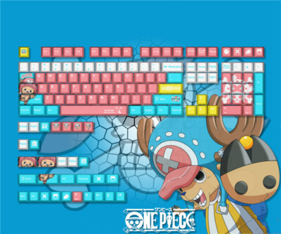 Anime ONE PIECE Keycap Tony Chopper Key cap Full Set For Cherry MX ...