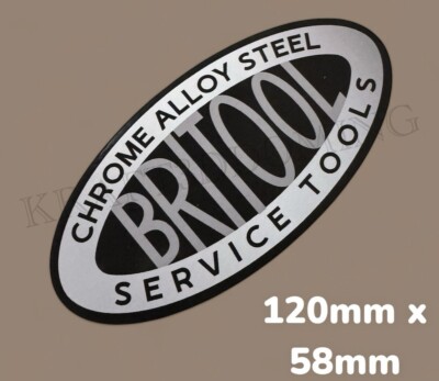 BRITOOL vinyl sticker tool box tools spanner spanner’s chest box ...