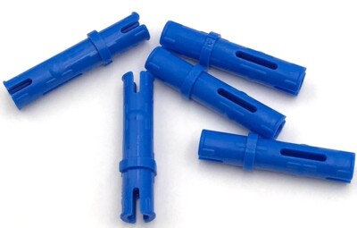 Lego 5 New Blue Technic Pin 3L w/ Friction Ridges Parts | eBay