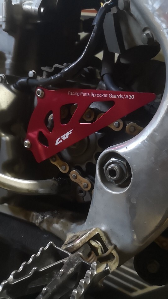 Front Sprocket Cover Chain Guard Protector For HONDA CRF450R CRF250R ...