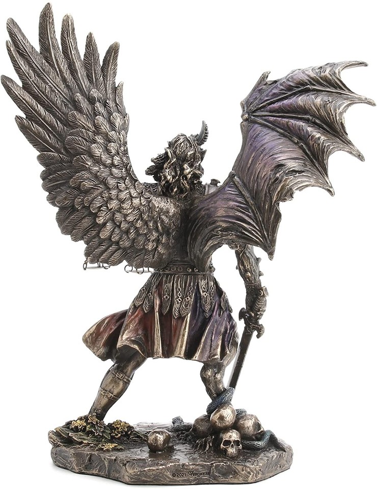 10" Judgement of The Nephilim With Justice Scale Bronze Color Statue | eBay