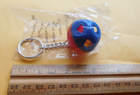Tupperware Shape O Toy Ball Keychain Blue Red Yellow Shapes Inside CUTE ...