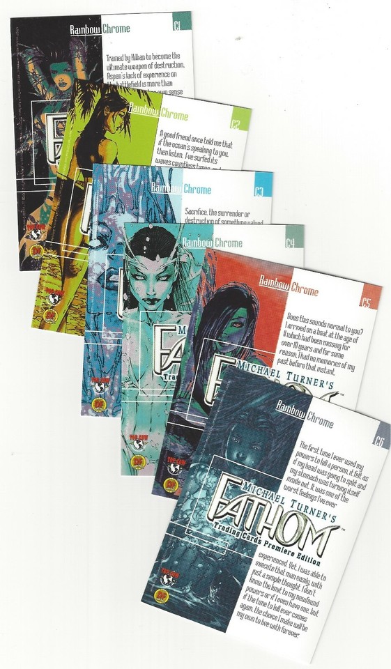 Michael Turner's Fathom Rainbow Chrome Card C4 Dynamic Forces Chase ...