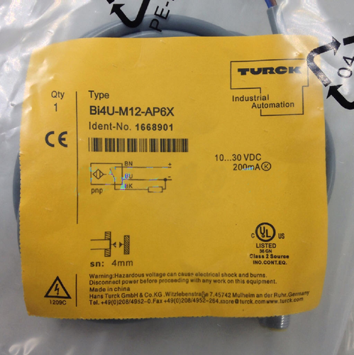 1pcs New For TURCK Proximity switch Bi4U-M12-AP6X sensor | eBay