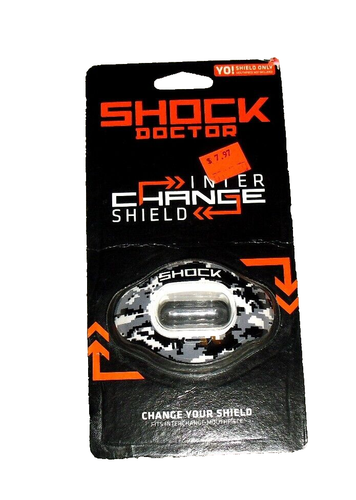Shock Doctor Inter Change Shield Black Grey White Color New | eBay