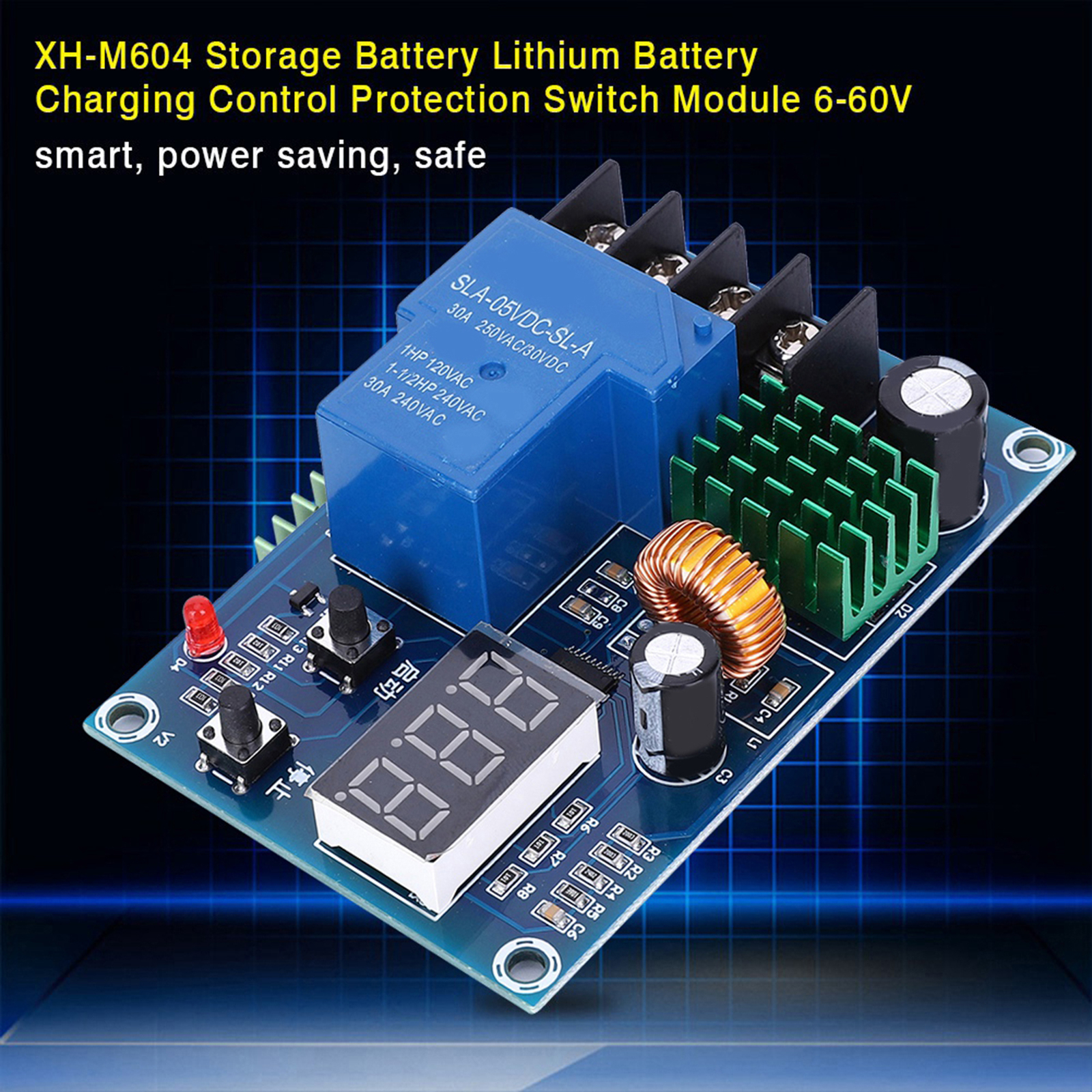 XH M604 Battery Charge Control Module DC 6-60V Protection Board For ...