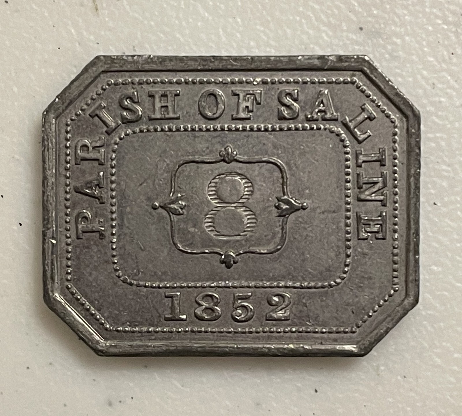 1852 PARISH OF SALINE ~ FIFE SCOTLAND COMMUNION TOKEN | eBay