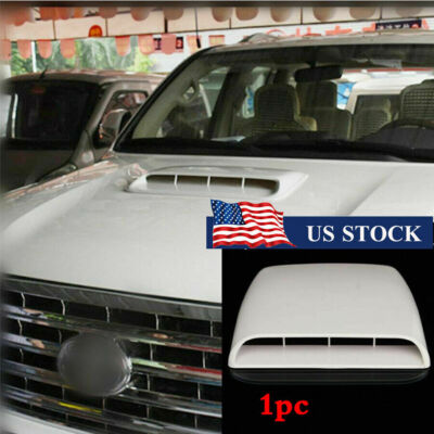 Universal Car Truck Hood Scoop Fake Bonnet Vent Air Intake Cover Trim ...