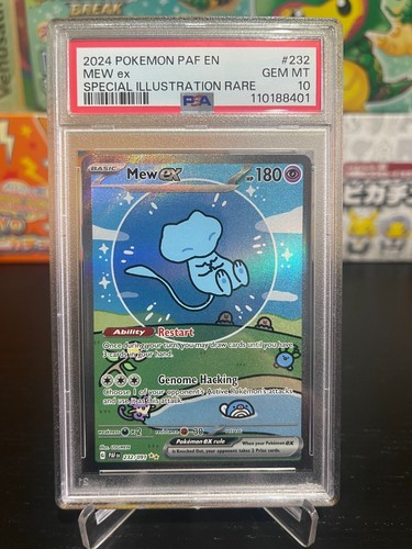 PSA 10 MEW EX 232/091 PALDEAN FATES HOLO POKEMON CARD | eBay