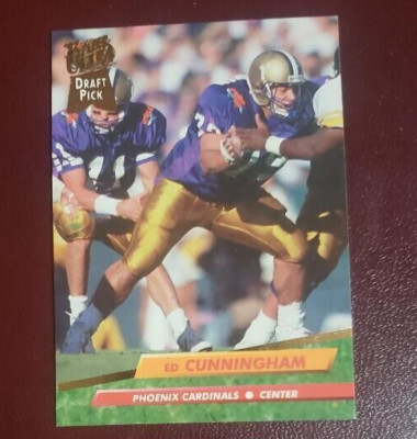 1992 Fleer Ultra NFL Draft Pick Football Ed Cunningham Rookie *40% OFF ...