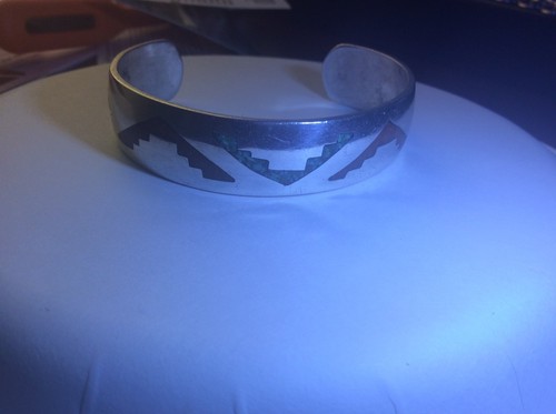 Native American Sterling Silver Bracelet Signed Carl Begay Navajo | eBay