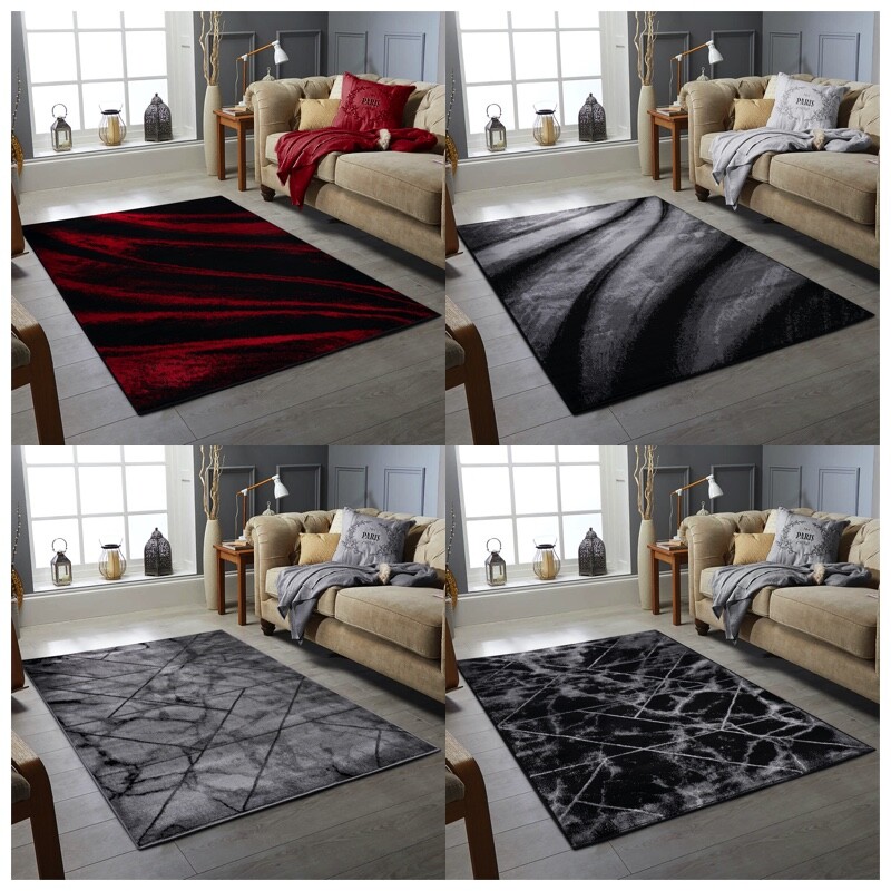 Black Living Room Carpet | Baci Living Room