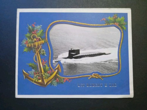 Vintnam USS Robert E Lee Submarine Christmas Card No Reserve Auction | eBay