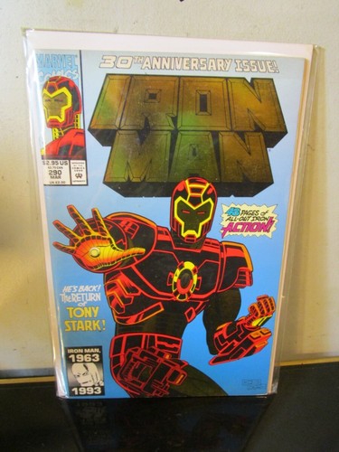 IRON MAN # 290 - MARCH 1993 - GOLD FOIL COVER | eBay